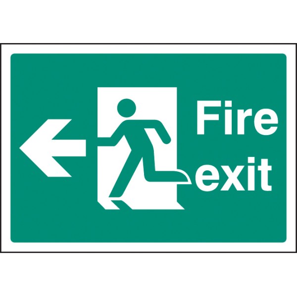A4 Fire Exit Left