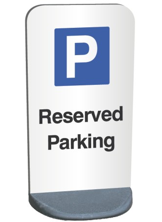 Temporary Sign - Reserved Parking