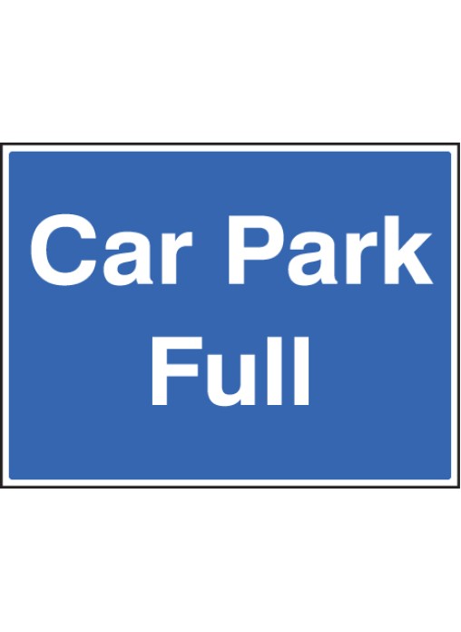 Car Park Full with Frame - 600 x 450mm