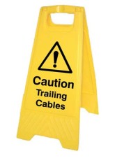 Caution - Trip Hazard - Lightweight Self Standing Sign