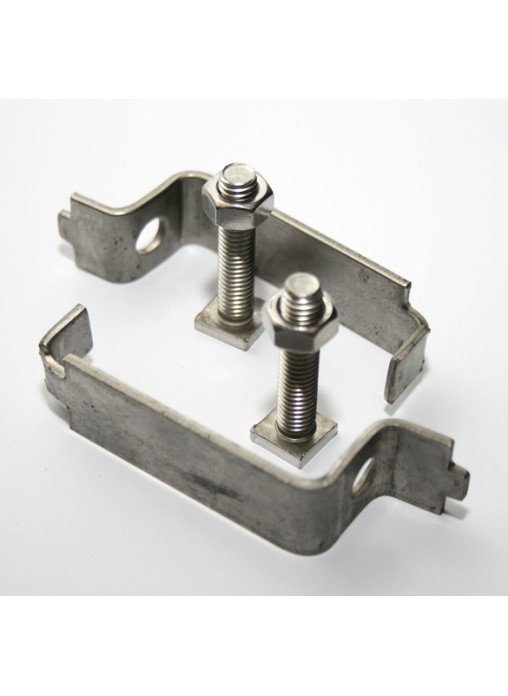 50mm Stainless Steel Back to Back Clips (Pair)