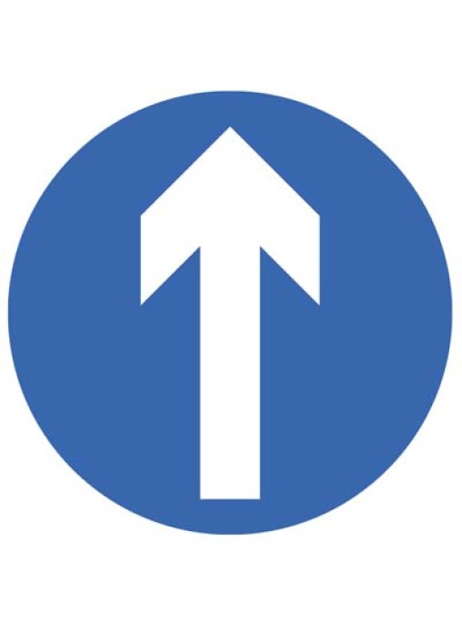 Floor Graphic - One Way Symbol