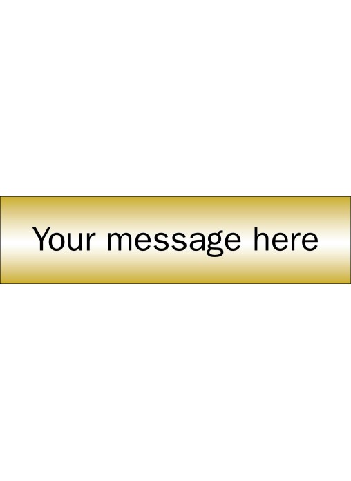 Design Your Own Brushed Brass Effect