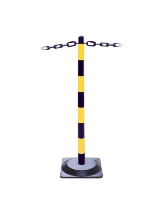 Universal Chain Post with 1.6kg Rubber Base
