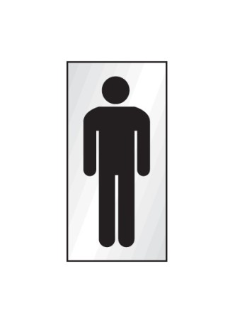 Gents Symbol - Deluxe Engraved Effect