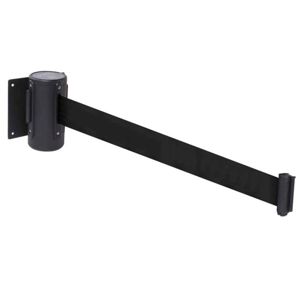 4.6m Retractable Wall Mounted Barrier - Plain Colour Options