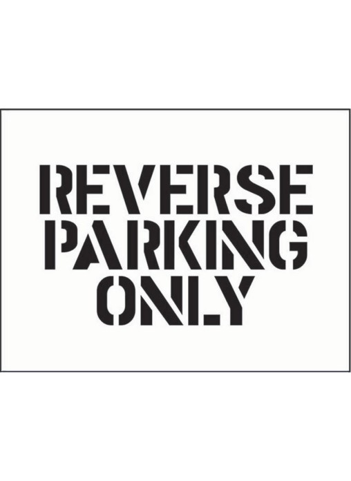 Stencil Kit - Reverse Parking Only