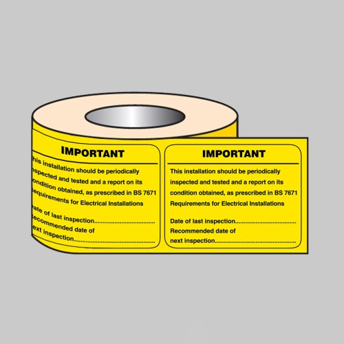 Periodic Inspection Labels