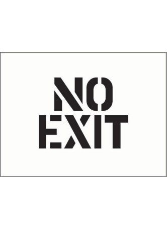 Stencil Kit - No Exit
