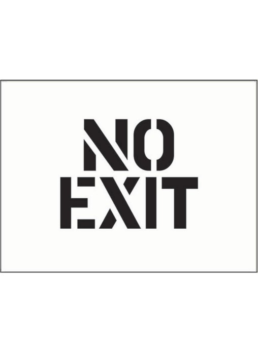 Stencil Kit - No Exit