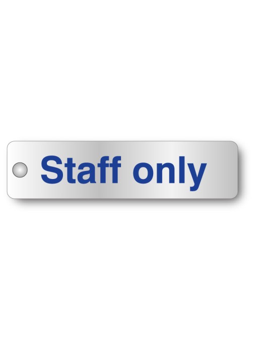 Staff Only - Visual Impact - Aluminium Door Sign