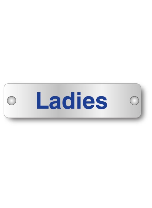 Ladies - Visual Impact - Aluminium Door Sign