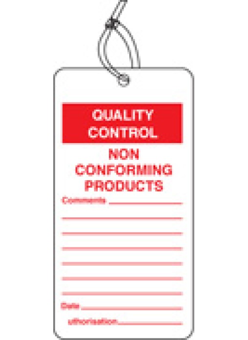 QC Tag - Non Conforming Product (Pack of 10)