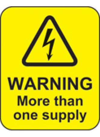 Warning - More Than One Supply Labels