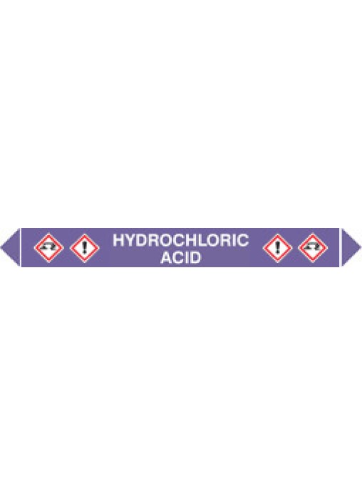 Flow Marker (Pack of 5) Hydrochloric Acid