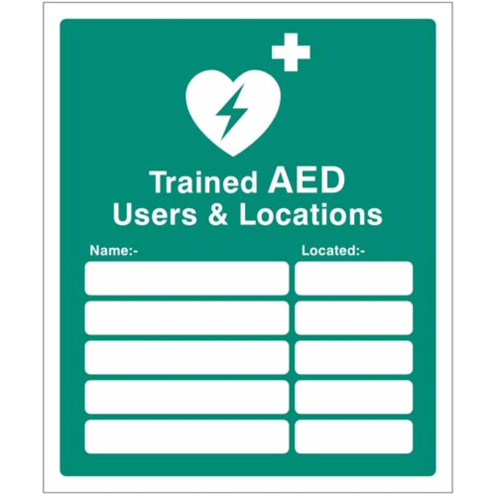 Trained AED Users & Locations