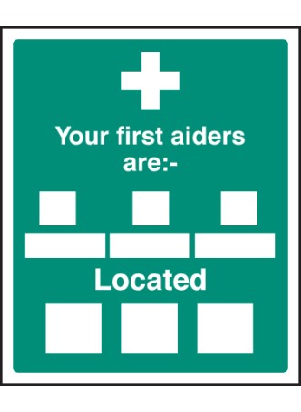 Your First Aiders Are