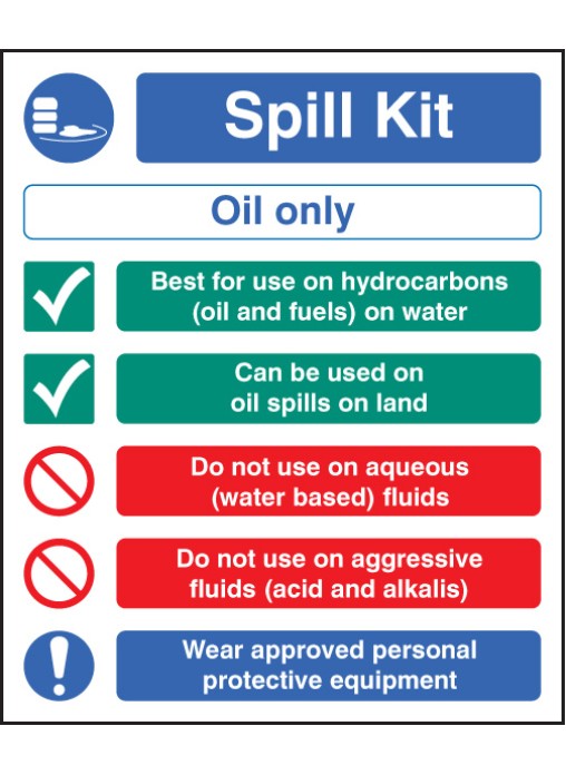 Spill Kit Oil Type Only