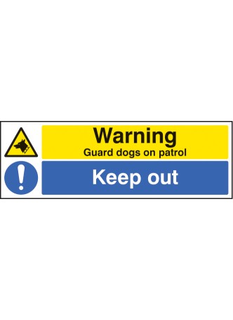 Warning - Guard Dogs On Patrol Keep Out