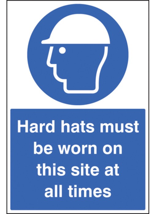 Hard Hats Must be Worn On this Site At All Times