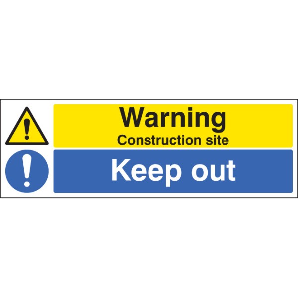 Warning - Construction Site Keep Out