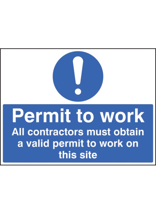 Permit to Work All Contractors Must Obtain a Permit