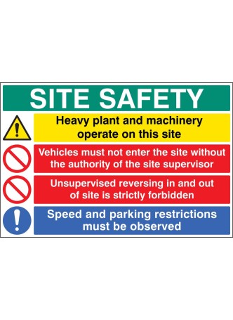 Site Safety - Heavy Plant and Machinery
