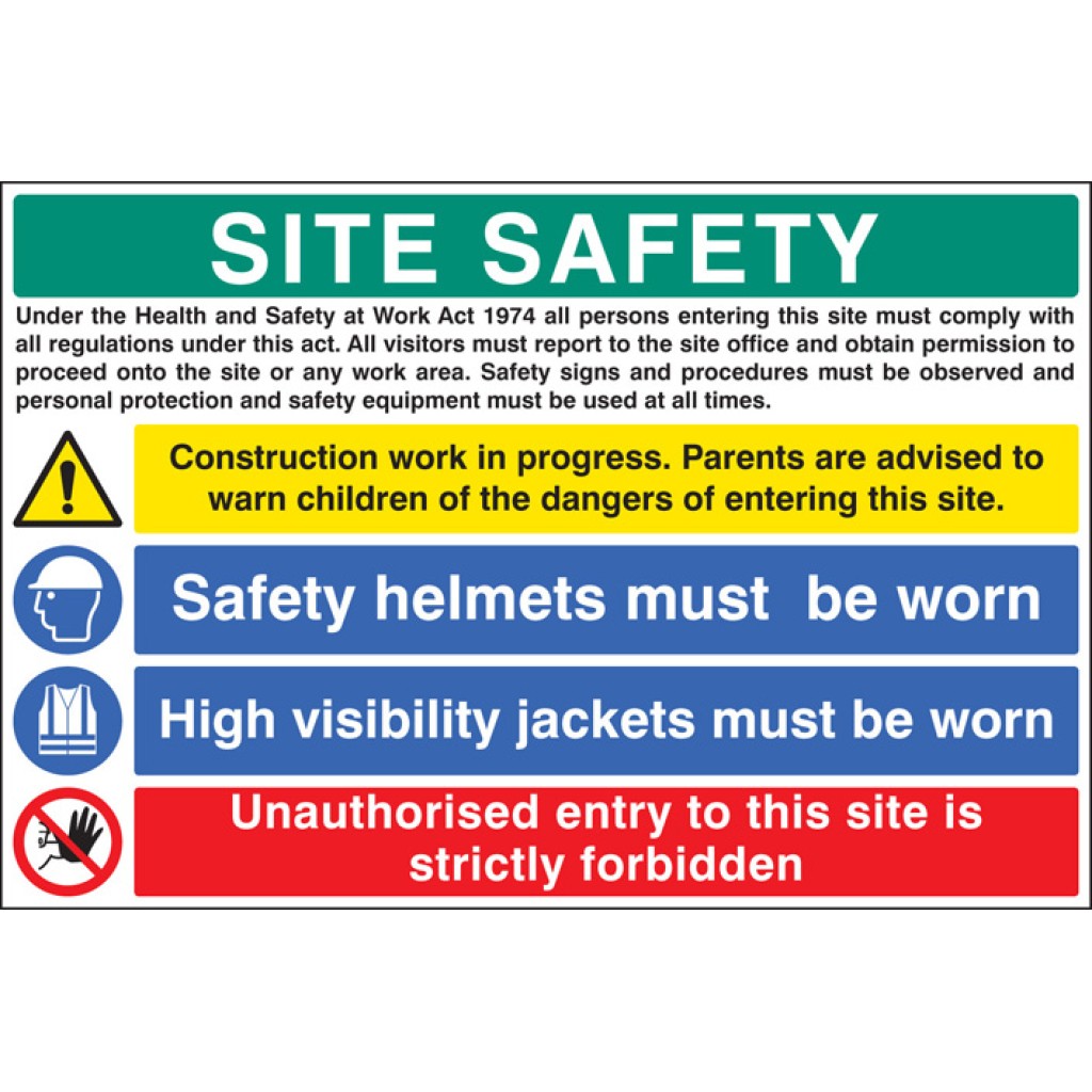Site Safety - Construction Work in Progress