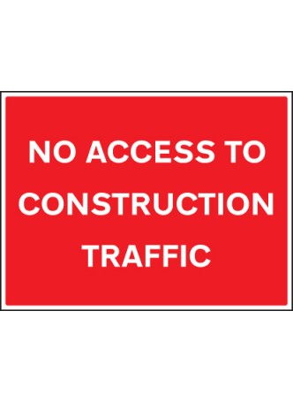 No Access to Construction Traffic