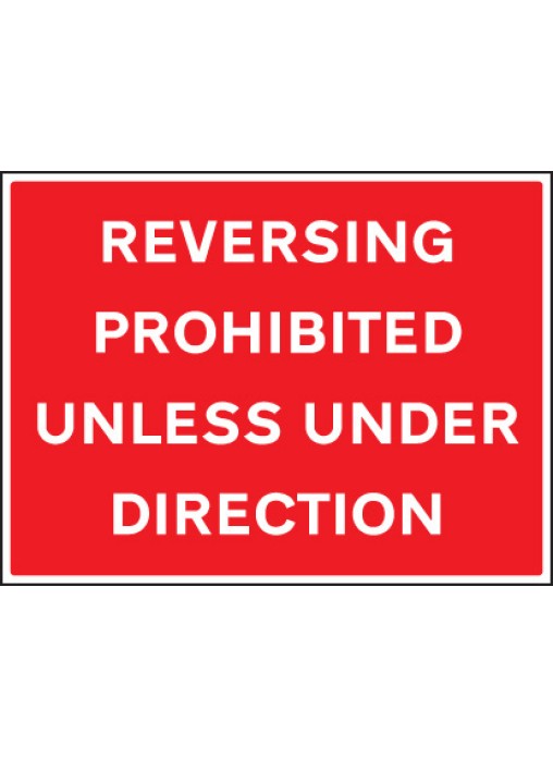 Reversing Prohibited Unless Under Direction