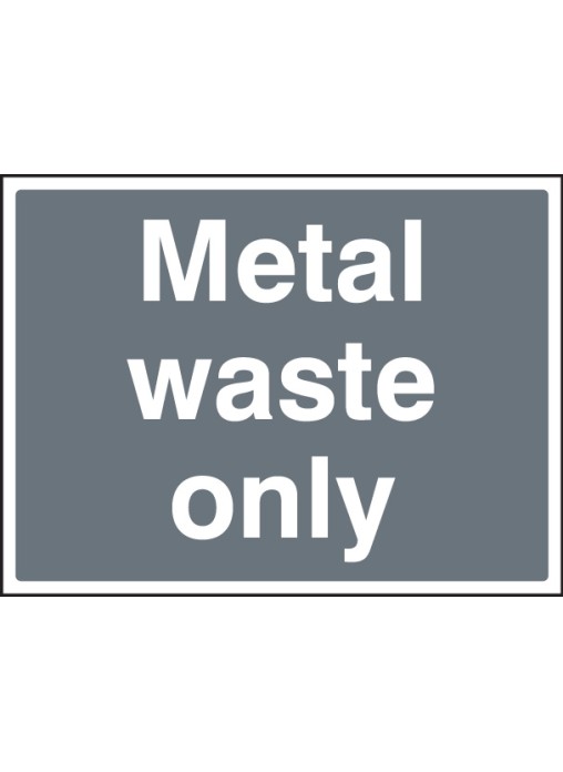 Metal Waste Only