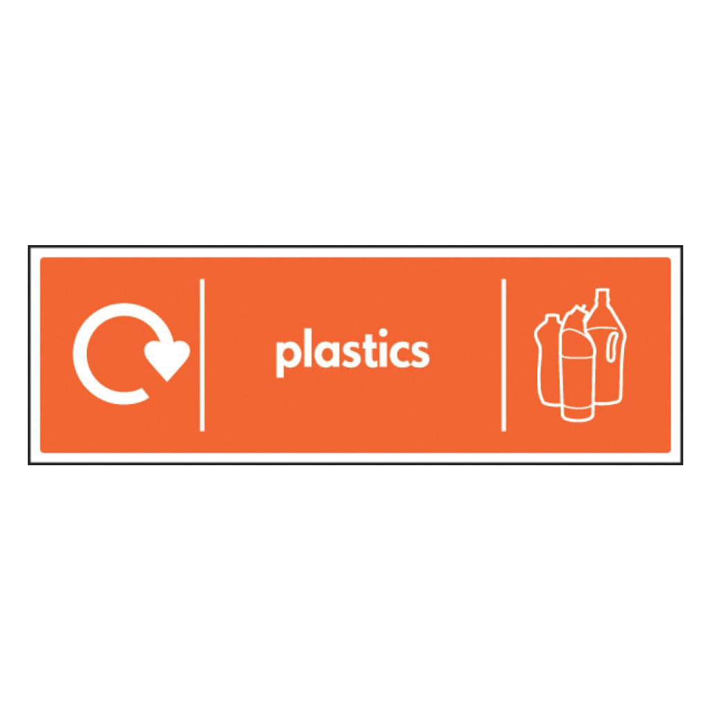 WRAP Recycling Sign - Plastics