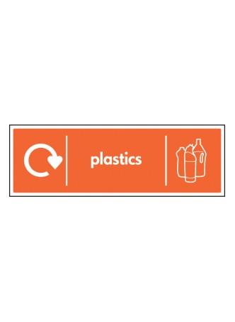 WRAP Recycling Sign - Plastics