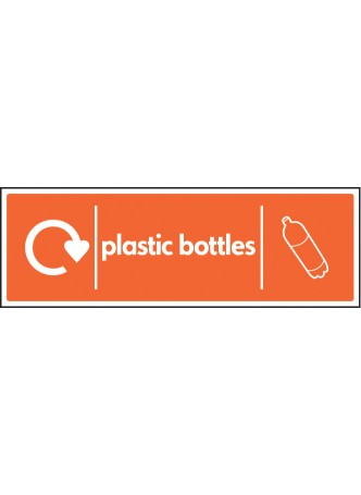 WRAP Recycling Sign - Plastic Bottles