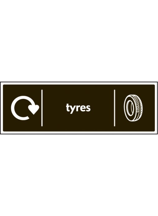 WRAP Recycling Sign - Tyres