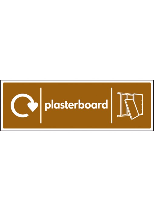 WRAP Recycling Sign - Plasterboard