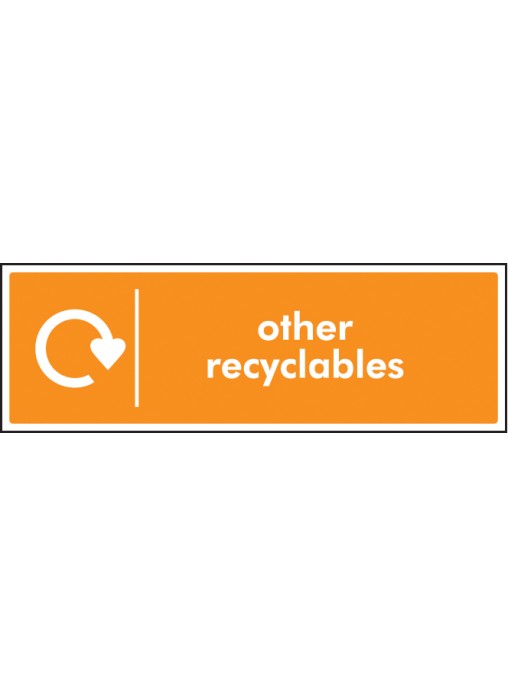 WRAP Recycling Sign - Other Recyclables