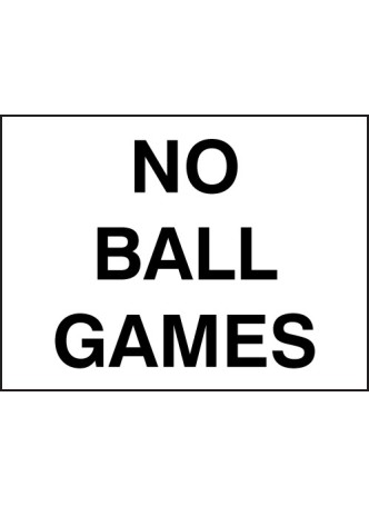 No Ball Games