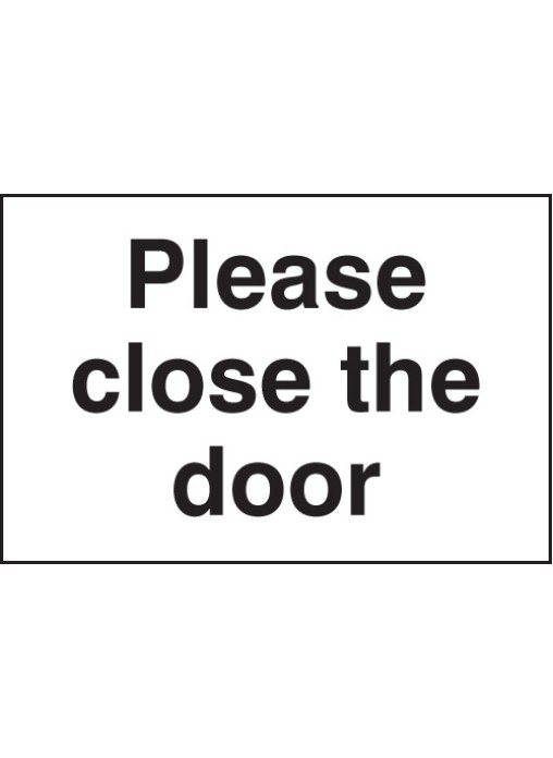 Please Close the Door