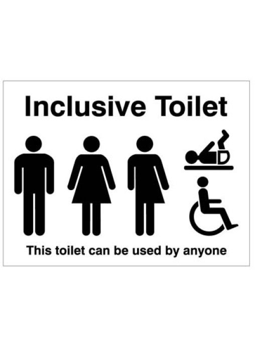 Inclusive Toilet This Toilet Can be Used by anyone