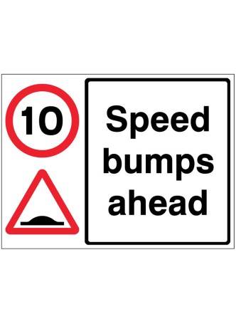 10MPH Speed Bumps Ahead