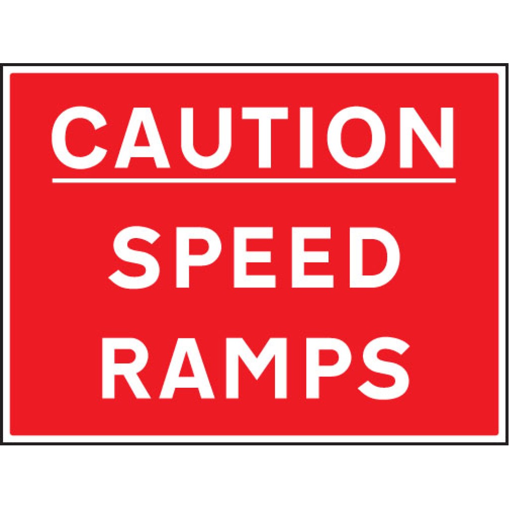 Caution - Speed Ramps