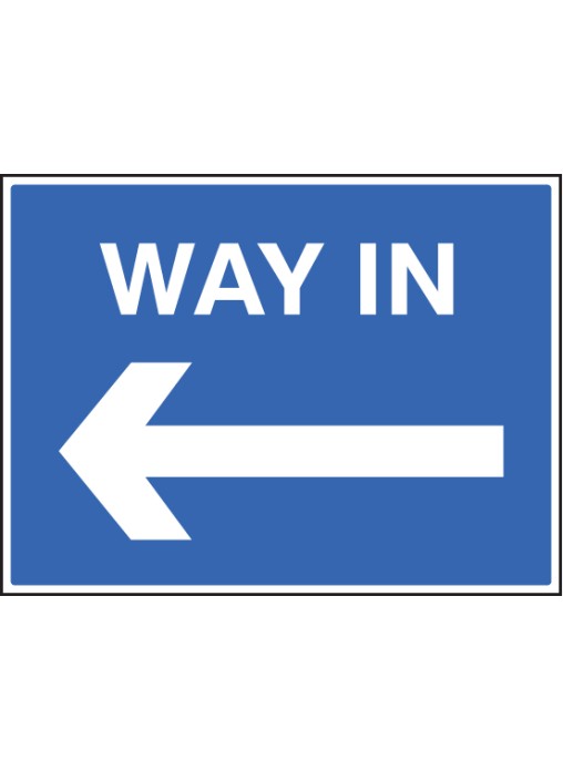 Way in - Arrow Left