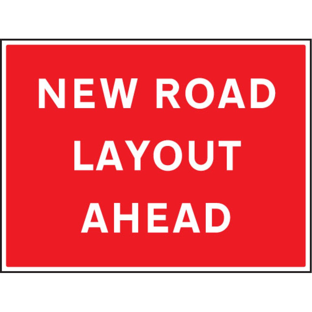 New Road Layout Ahead