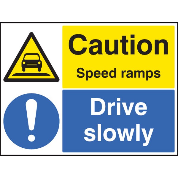 Caution - Speed Ramps Drive Slowly