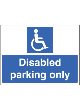 Disabled Parking Only