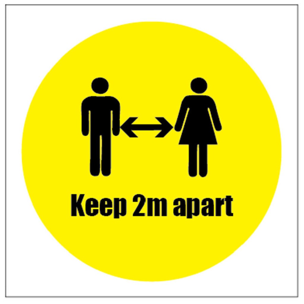 Keep Apart Sticker