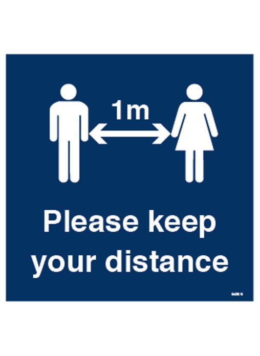 Please Keep your Distance - 0 / 1m / 2m Options