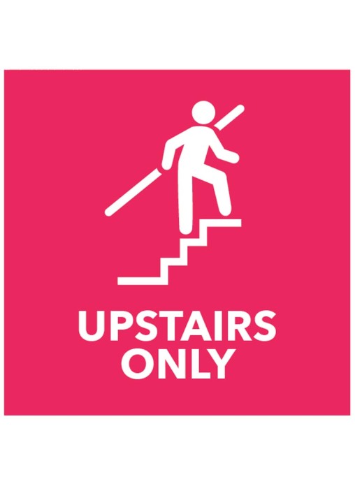 Upstairs Only - Red Floor Graphic