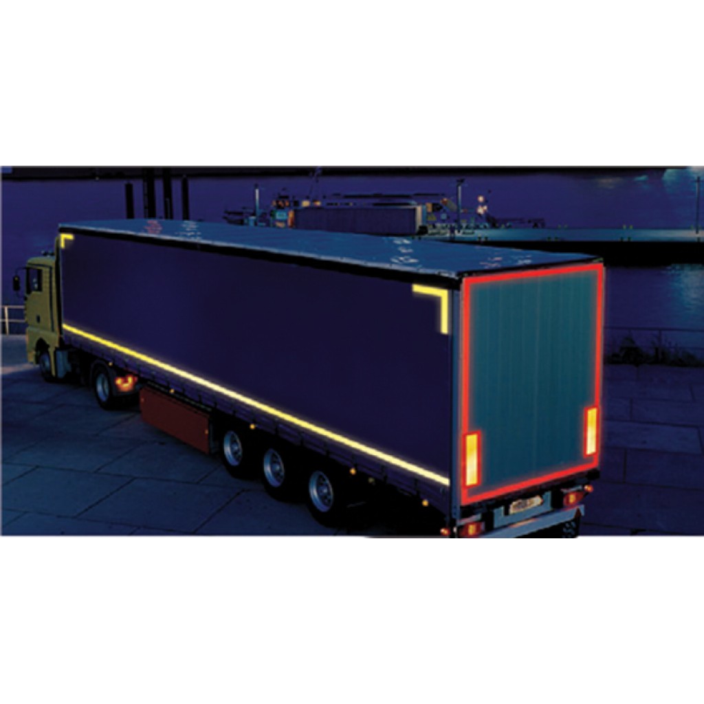 Vehicle Hazard Panel - Reflective Magnetic - 700 x 140mm